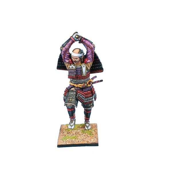 Samurai Warrior Attacking with Katana--single figure - SAM037 - Metal ...