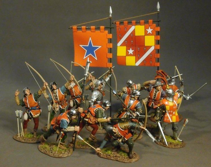 Men At Arms with Battle Standard, The Retinue of John De Vere, 13th ...