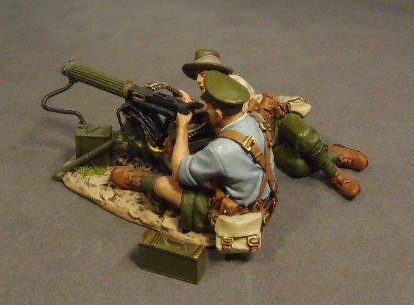 ANZAC Vickers Heavy Machine Gun Team, The Gallipoli Campaign 1915, The ...