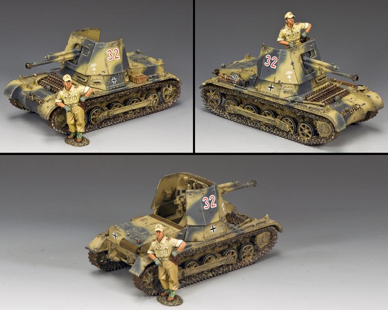 Panzerjager I--SPG with single crew figure -- End-of-the-Run Remainders ...
