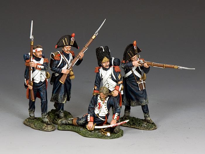 Blood, Mud, & Dust--five Napoleonic Old Guard figures - NA-S06 - Metal ...