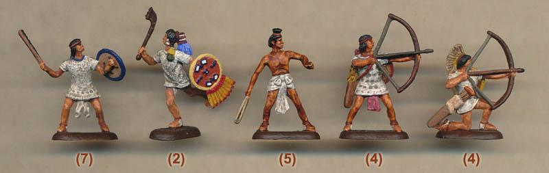 Aztecs--48 figures in 15 poses--RETIRED--LAST SEVEN!! - 02569 - Plastic ...