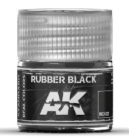 Real Colors: Rubber Black Acrylic Lacquer Paint 10ml Bottle - Paints ...