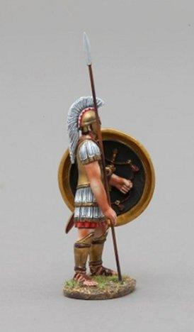 Hoplite Waiting with Theseus Fighting Minotaur Shield--single figure ...
