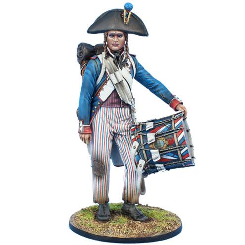75mm Napoleonic French Revolutionary Drummer--single painted figure ...