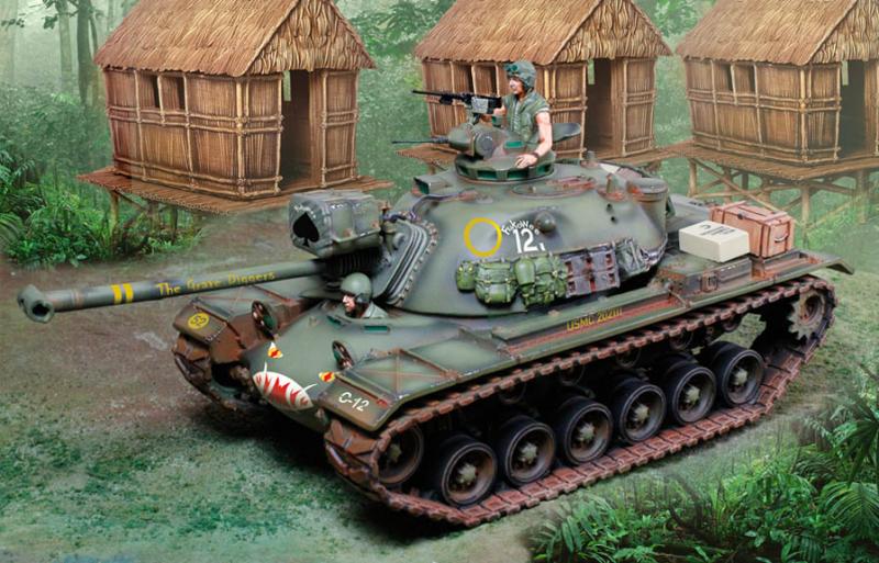 M48 Dragon--includes tank, two figures, and accessories--Limited ...