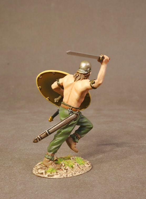 Gaul Warrior Charging #3b (yellow shield), Ancient Gauls, Armies and ...