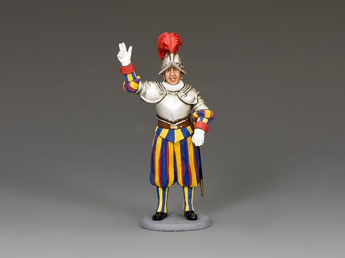 Swiss Guard Recruit--single figure - Metal Toy Soldiers - Products
