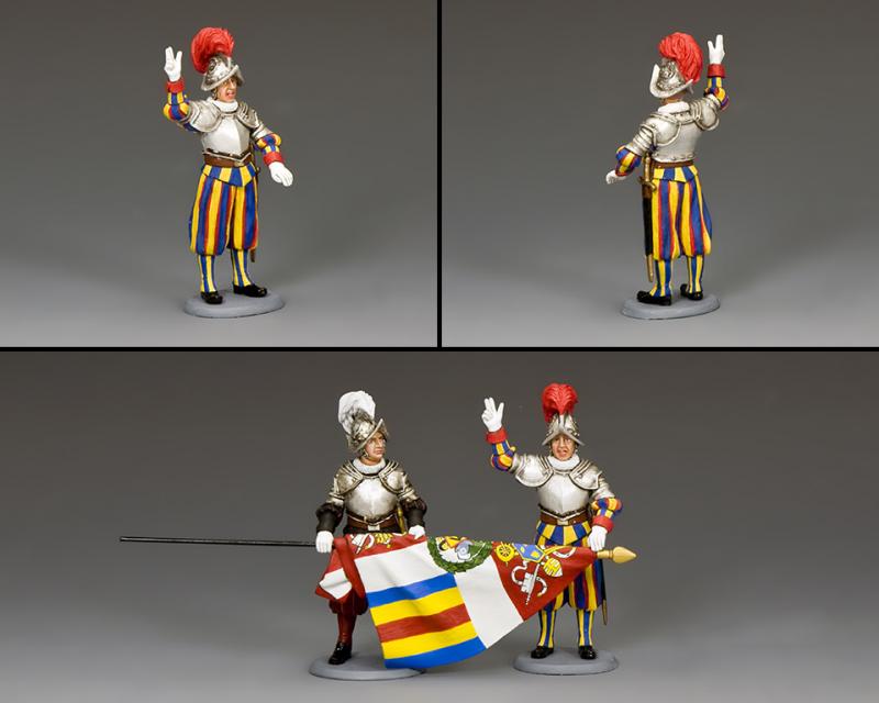 Swiss Guard Recruit--single figure - Metal Toy Soldiers - Products