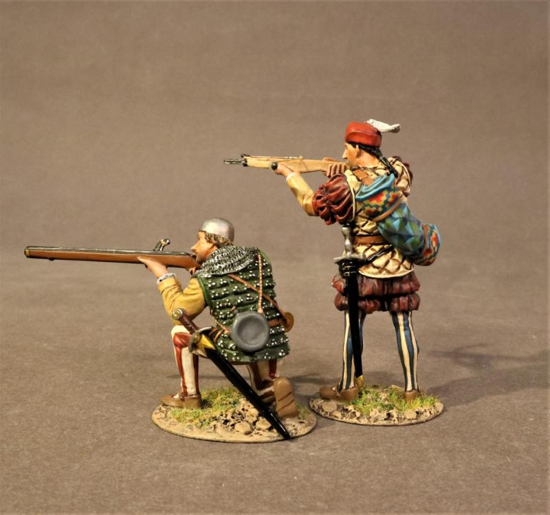 Arquebus and Crossbowmen (one of each), Spanish Conquistadors, The ...