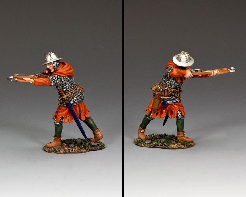 Hospitaller Crossbowman Firing--Single Figure - MK186 - Metal Toy ...