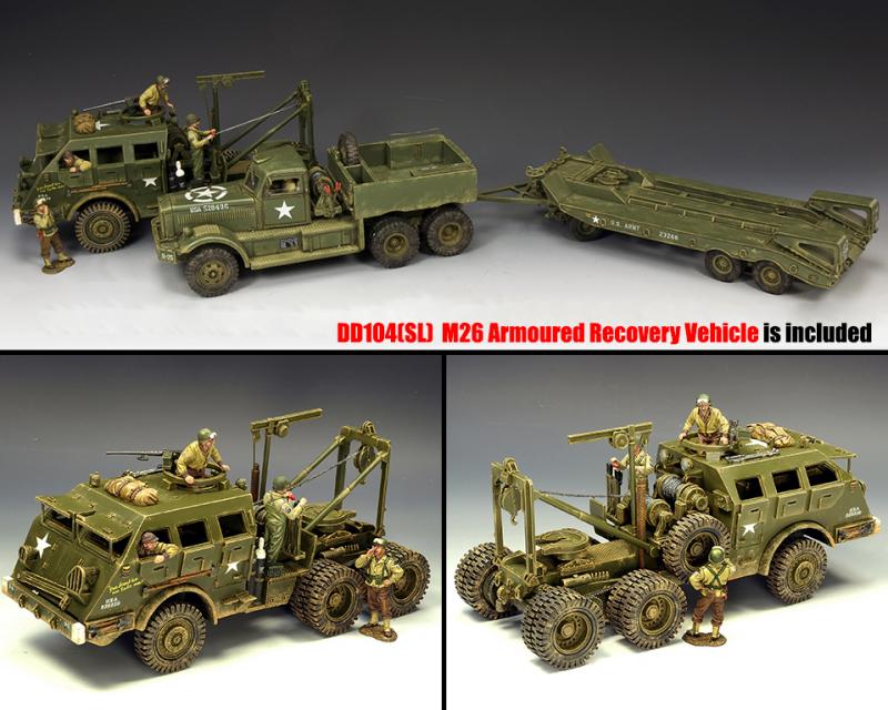 DD318 Diamond T with DD104(SL) M26 Recovery Vehicle - DD318-S01 - Metal ...