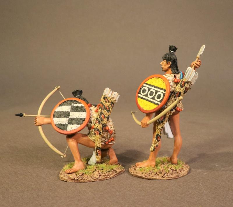 Aztec Archers #2, The Aztec Empire, the Conqest of America--two figures ...