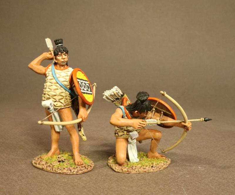 Aztec Archers #2, The Aztec Empire, the Conqest of America--two figures ...