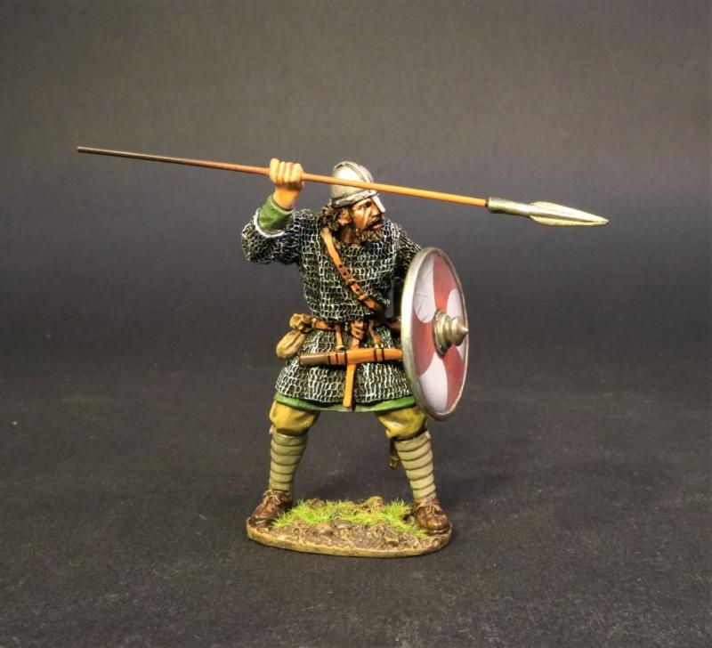 Saxon Fyrdman #2a (spear held overhand), Anglo-Saxon/Danes, The Age of ...