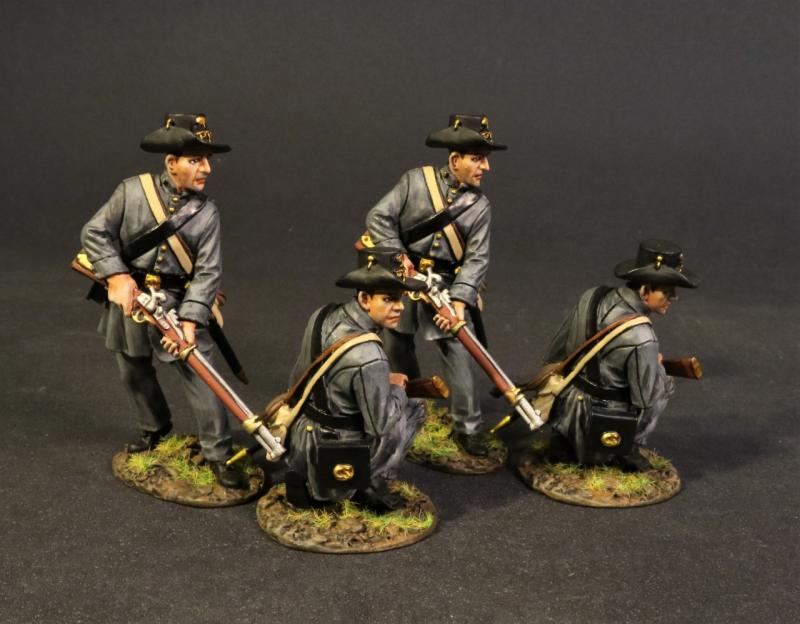 Four Infantry Skirmishing Set D, Palmetto Riflemen, 4th South Carolina ...