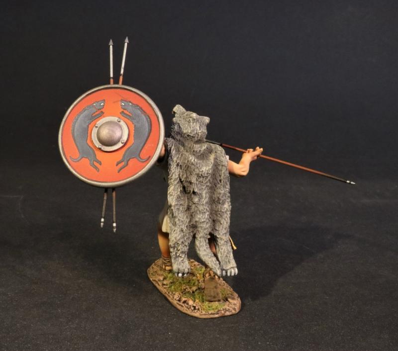 Veles (preparing to throw javelin, red shield), The Roman Army of the ...