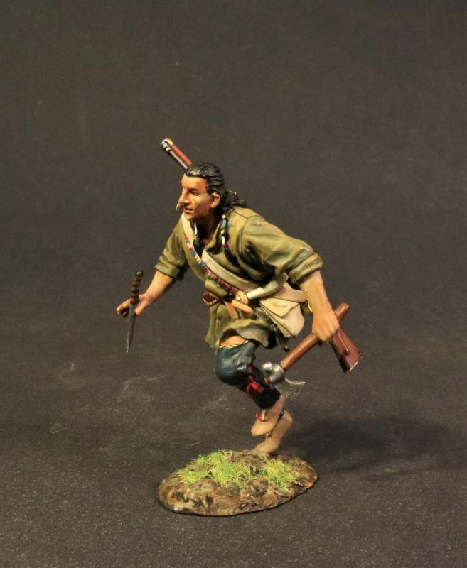 Mohawk Warrior (knife & tomahawk), the Battle of Oriskany, August 6th ...