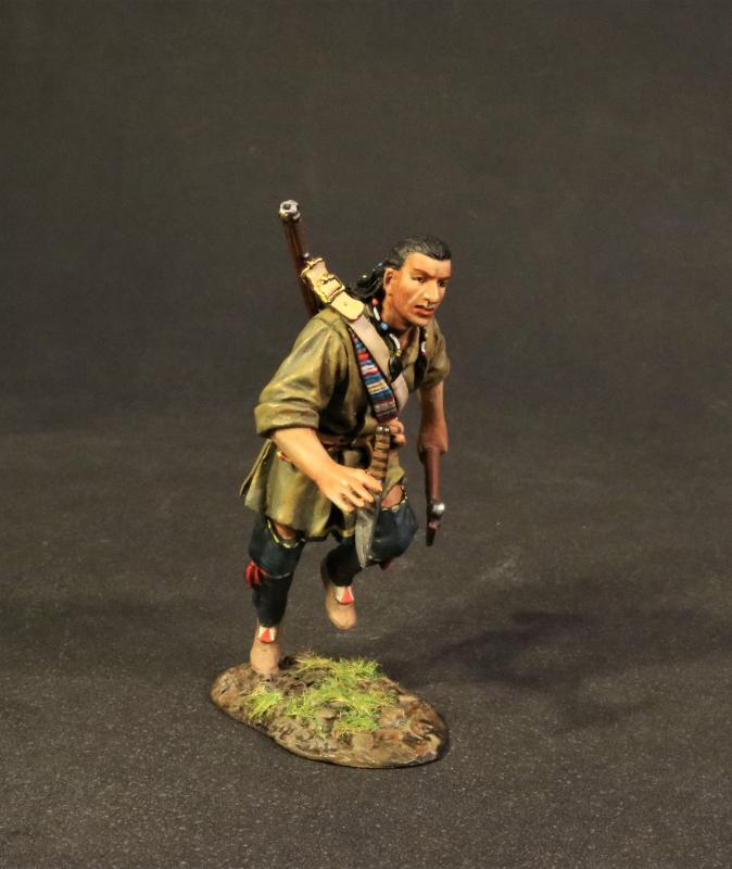 Mohawk Warrior (knife & tomahawk), the Battle of Oriskany, August 6th ...