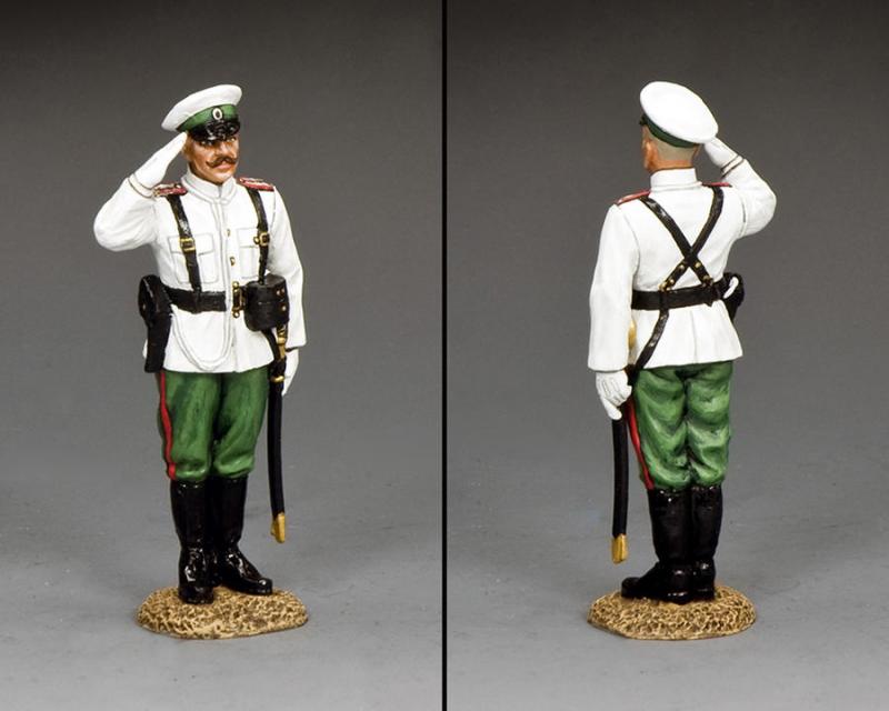 Standing Imperial Russian Infantry Officer Saluting--single figure ...