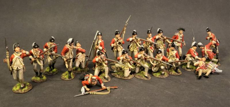 Two Line Infantry (standing firing, kneeling loading), The 62nd ...