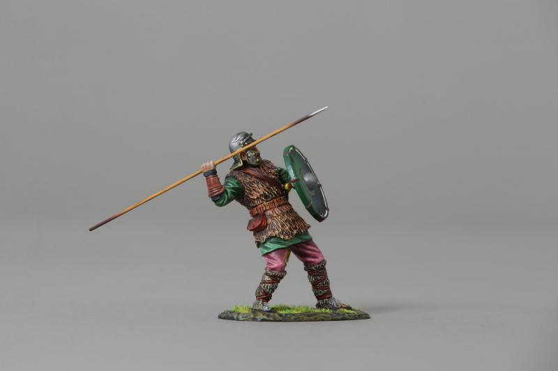 German Barbarian Launching Spear--single figure - Metal Toy Soldiers - News