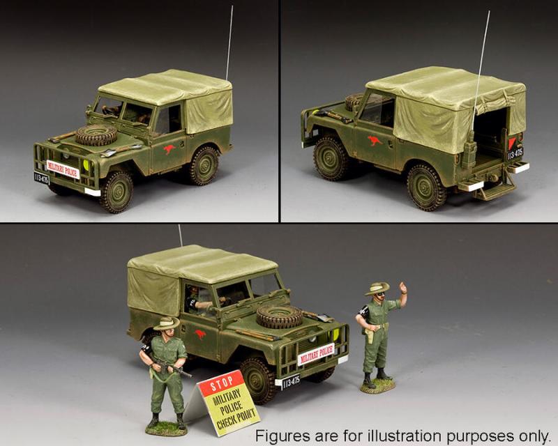 The Australian Military Police Land Rover--single vehicle--RETIRED ...