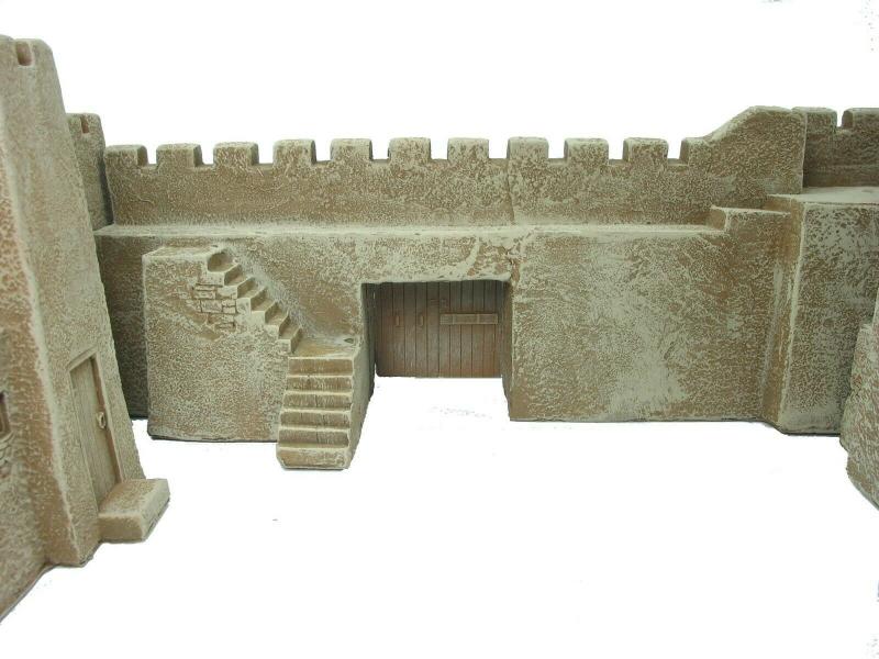 French Foreign Legion Fort--L 22'' x D 22''x H 6''--Comes in a Dark Tan ...