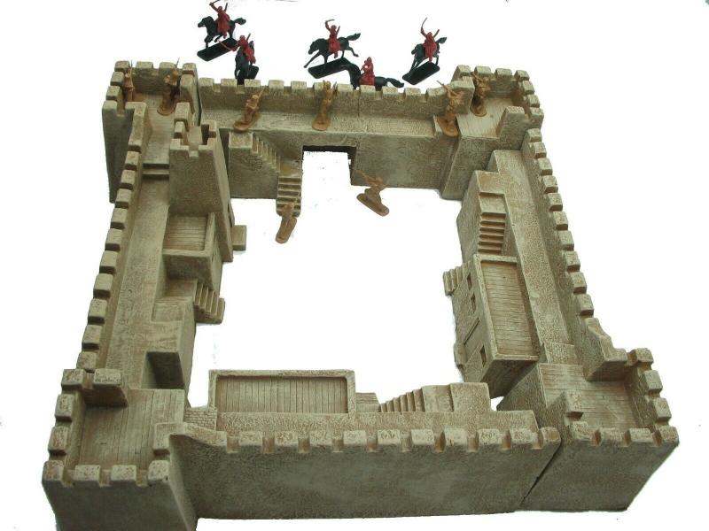 French Foreign Legion Fort--L 22'' x D 22''x H 6''--Comes in a Dark Tan ...