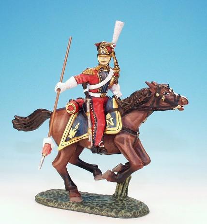 Trooper Type 3 (following through with lance), Dutch Red Lancers ...