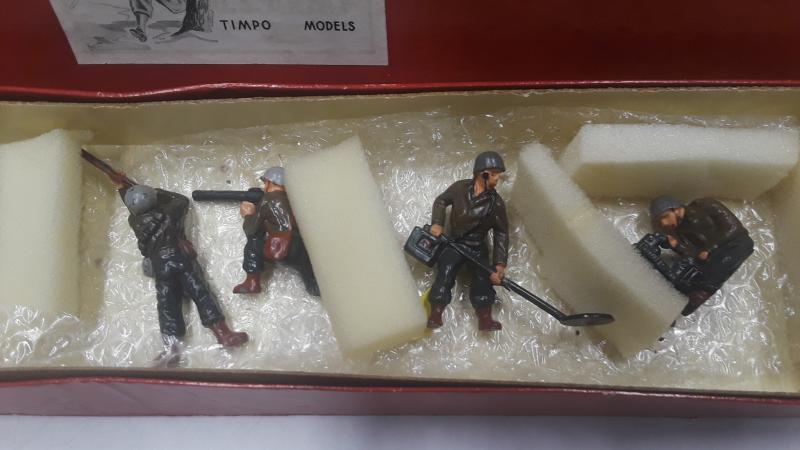Timpo 7 WWII US Army American Antique Metal Toy Soldiers - Metal Toy ...