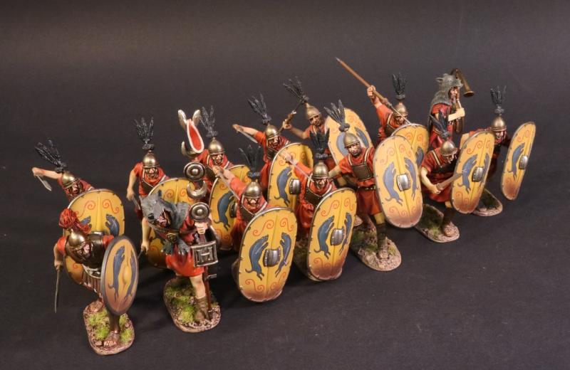 Centurion and Signifer (yellow shield), The Roman Army of the Mid ...