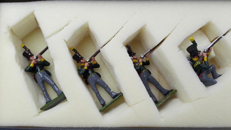 Napoleonic Dutch Jager Infantry Firing (6) -- One Set Available! - WB ...
