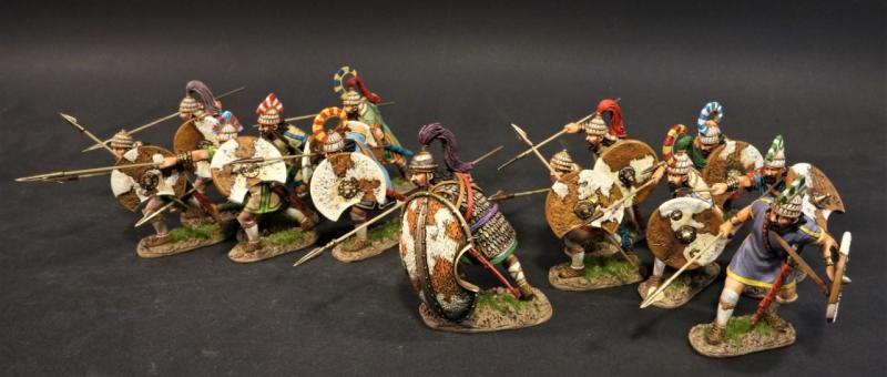 Two Trojan Warriors with Spears (TWT-21A & TWT-21B), Troy and Her ...