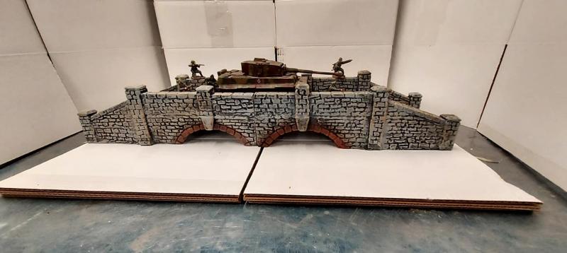 New European Stone Bridge ( 2 pieces) 29 inches long and fully painted ...