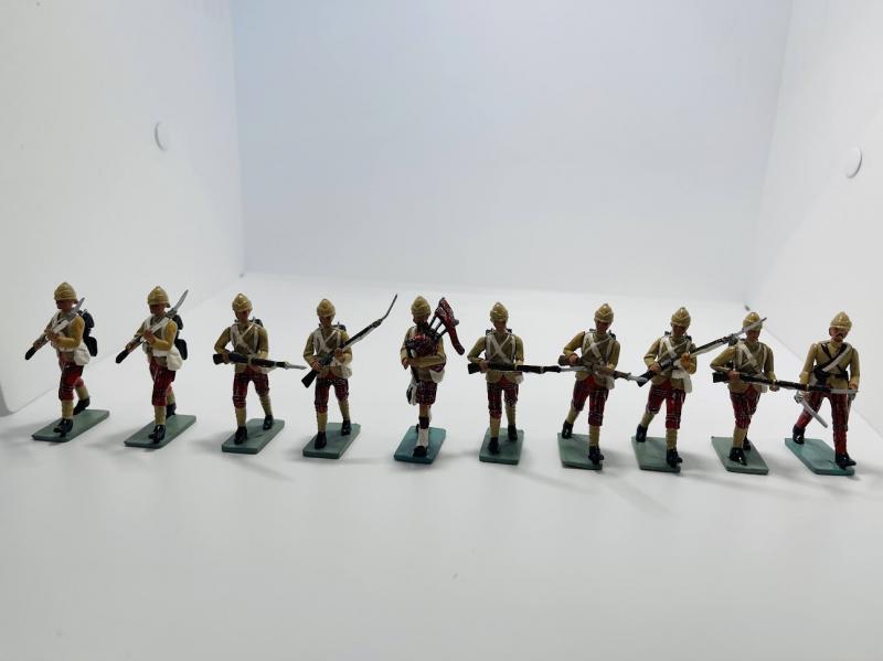 HM of Great Britain 72nd Highlanders Set w/ Piper (10 Figures) - HM ...