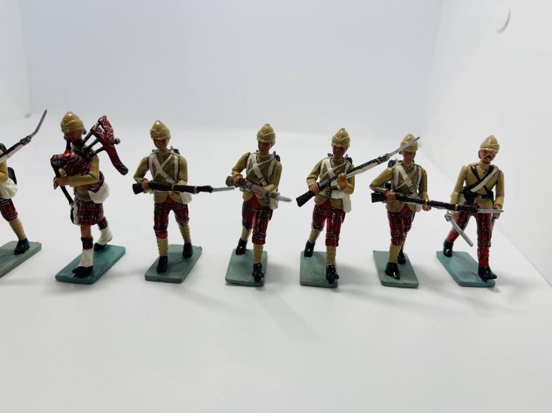 HM of Great Britain 72nd Highlanders Set w/ Piper (10 Figures) - HM ...
