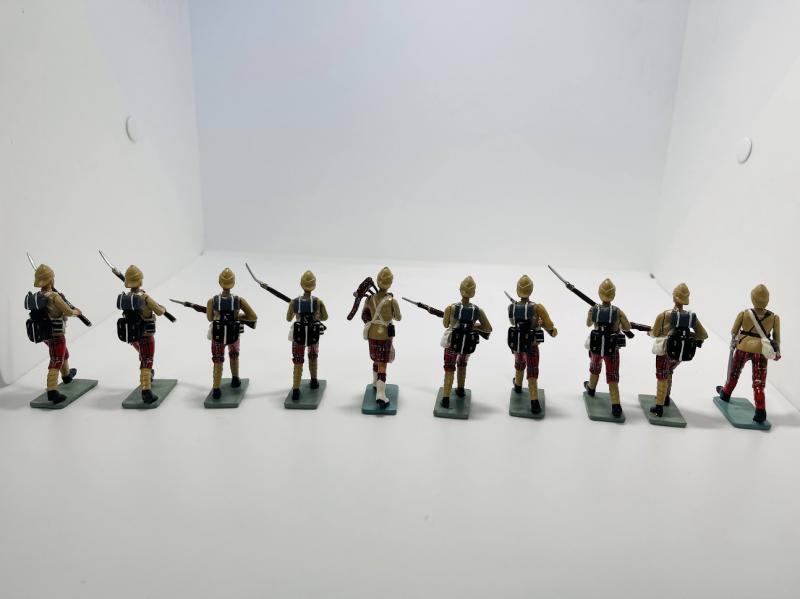 HM of Great Britain 72nd Highlanders Set w/ Piper (10 Figures) - HM ...
