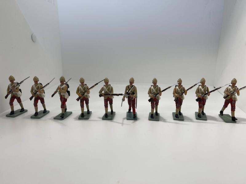 HM of Great Britain 72nd Highlanders Set w/ Officer (10 Figures) - HM ...