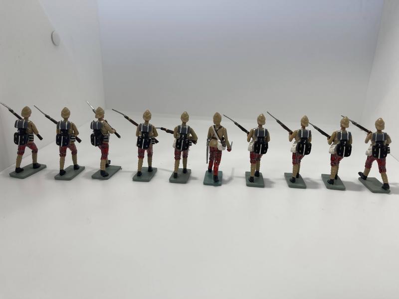 HM of Great Britain 72nd Highlanders Set w/ Officer (10 Figures) - HM ...