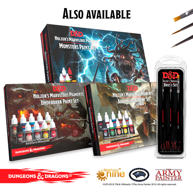 Dungeons & Dragons Nolzur's Marvelous Pigments: Undead Paint Set - TAP ...